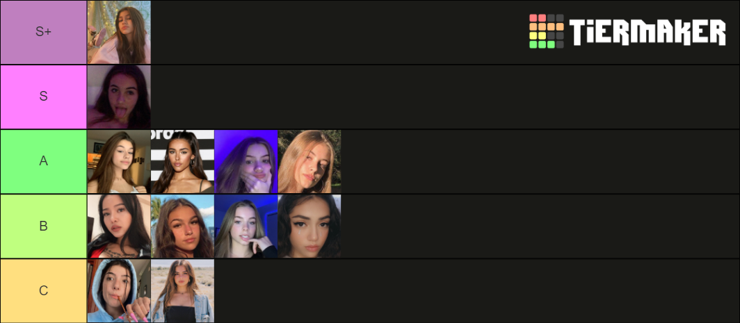 TiktokGirls Tierlist Tier List Community Rankings TierMaker tiktokgirls-tierlist-tier-list-community-rankings-tiermaker