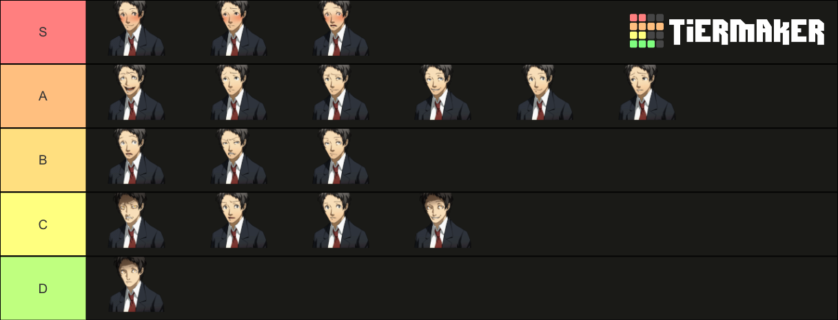 Tohru Adachi Sprite Tier List (Community Rankings) - TierMaker