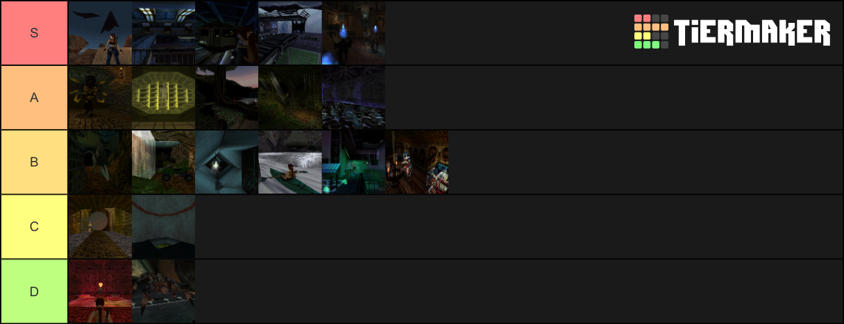 Tomb Raider 3 Levels Tier List (Community Rankings) - TierMaker