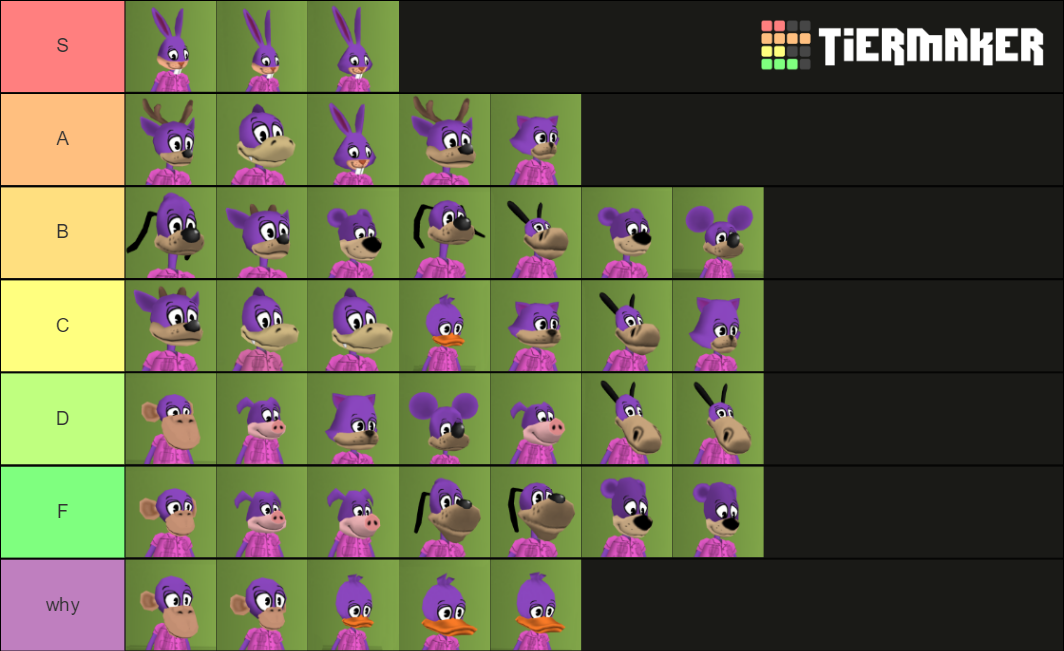 Toontown Rewritten Animal Tier List (Community Rankings) - TierMaker