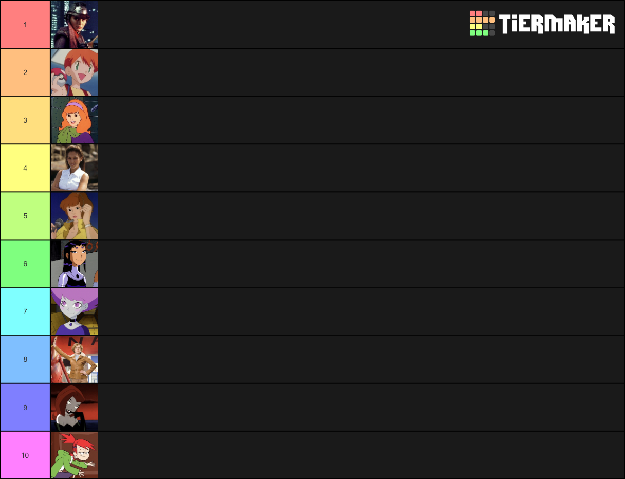 Top Ten Childhood Crushes Tier List (Community Rankings) - TierMaker