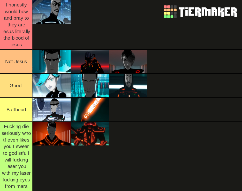 Tron Uprising Characters Tier List (Community Rankings) - TierMaker