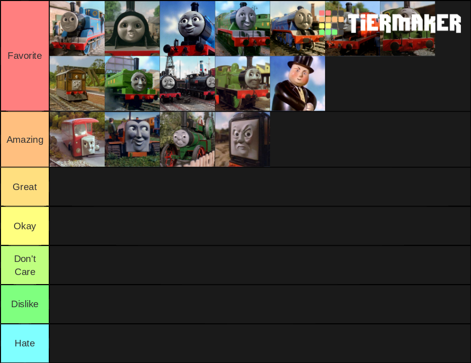 Thomas the Tank Engine TTTE Characters Tier List (Community Rankings ...