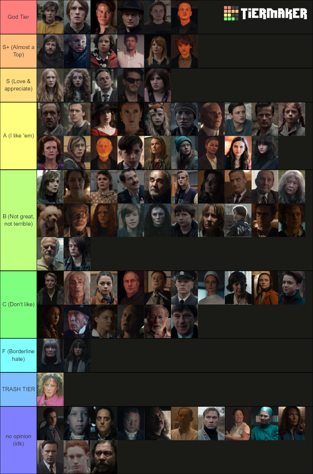 Ultimate DARK Characters Tier List (Community Rankings) - TierMaker