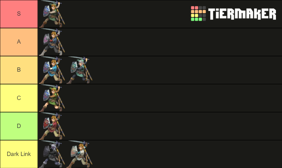 Ultimate Link alternative costumes Tier List (Community Rankings ...