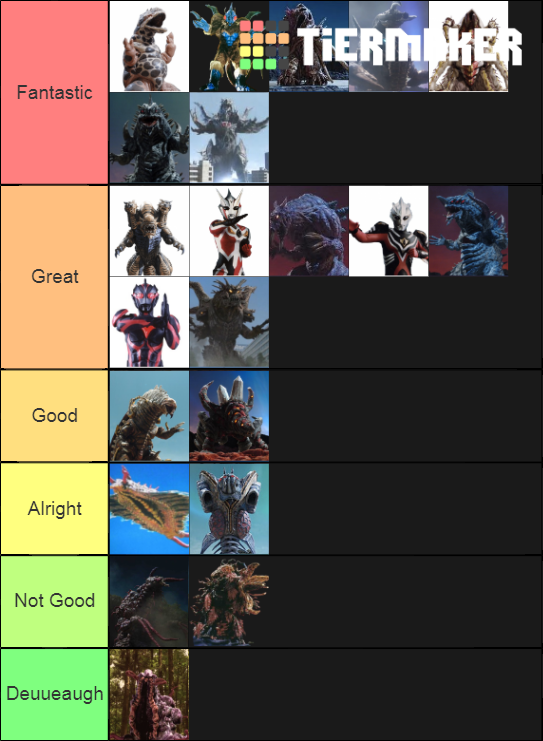 Ultraman Nexus Space Beasts/Evil Ultras Tier List (Community Rankings ...