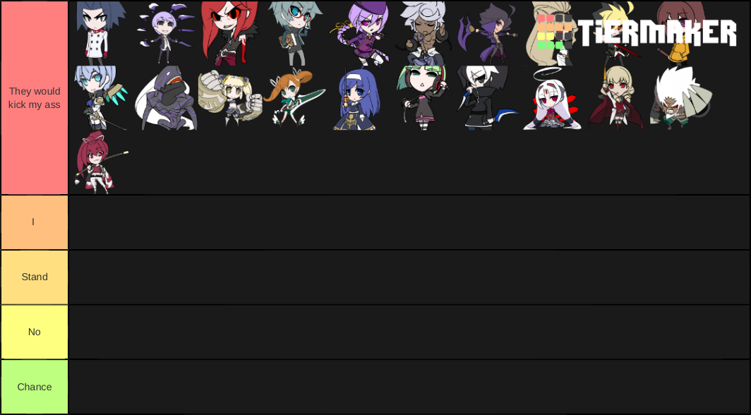 UNICLR Character theme Tier List (Community Rankings) - TierMaker