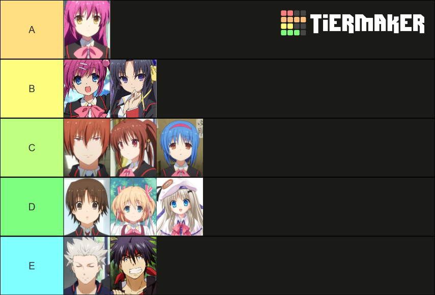 Visual Novel Characters Tier List (Community Rankings) - TierMaker