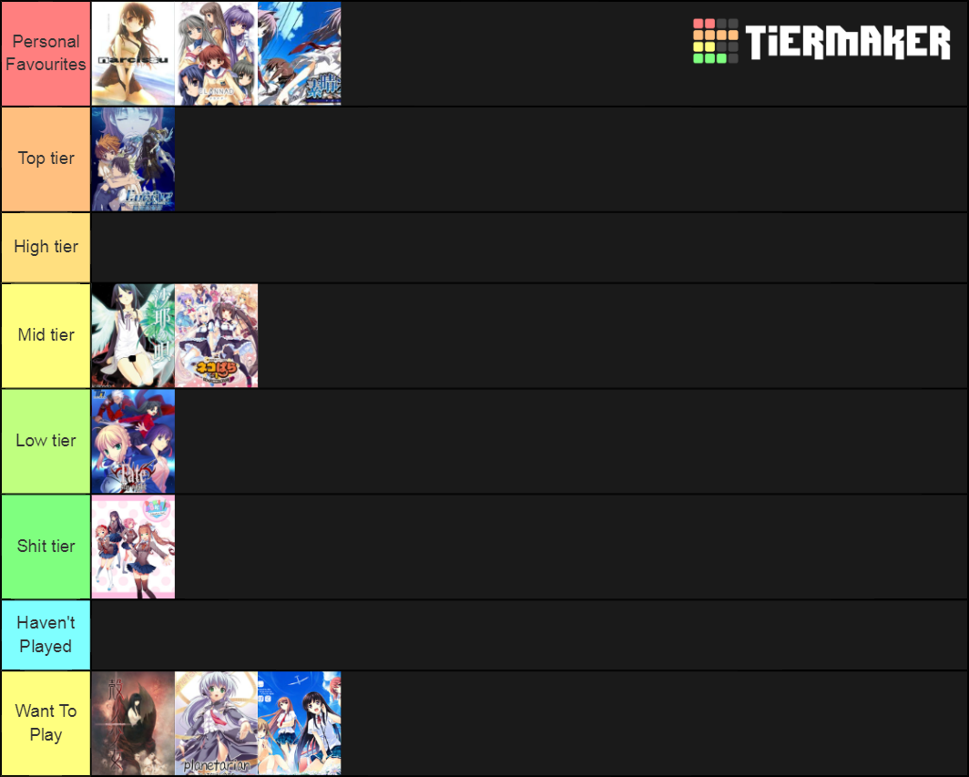 VNDB 50 Most Popular Visual Novels Tier List (Community Rankings ...