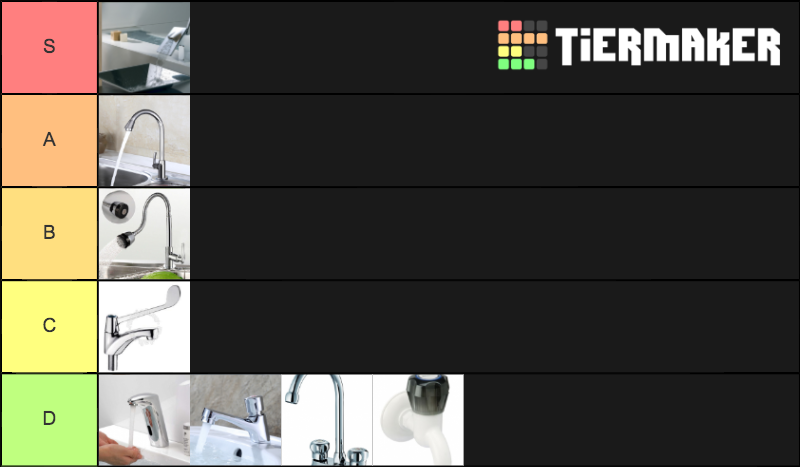 Water Tap/Faucet Tier List (Community Rankings) - TierMaker