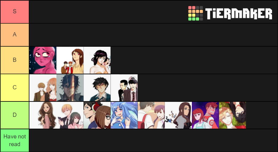 Webtoons Tier List (Community Rankings) - TierMaker