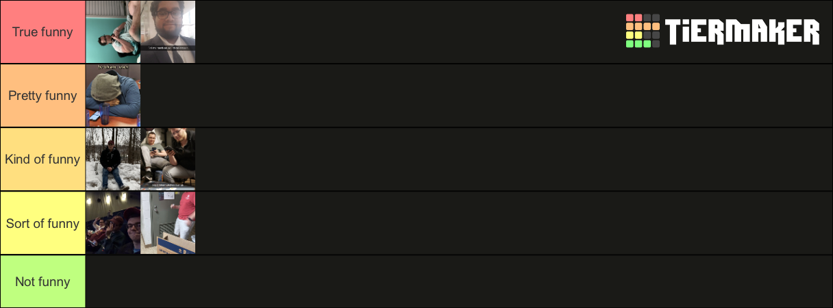 Who is the funniest Tier List (Community Rankings) - TierMaker