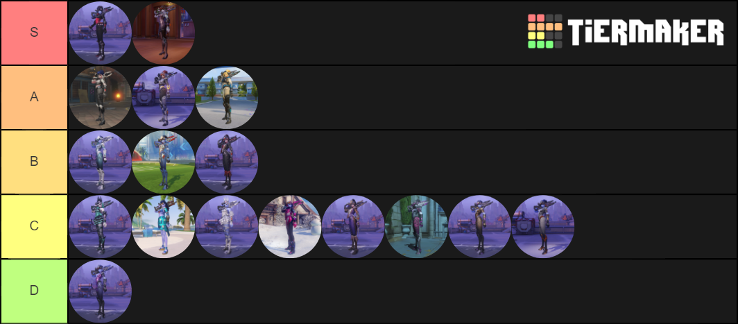 Widowmaker Skins Tier List (Community Rankings) - TierMaker