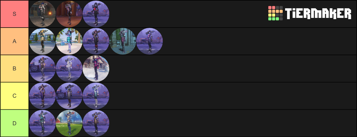 Widowmaker Skins Tier List (Community Rankings) - TierMaker