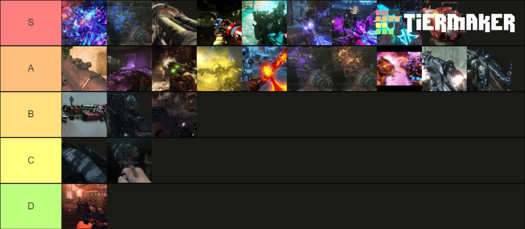 Wonder weapons Tier List (Community Rankings) - TierMaker