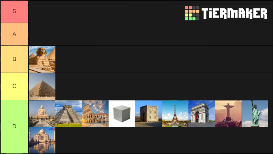 World Monuments Tier List (Community Rankings) - TierMaker