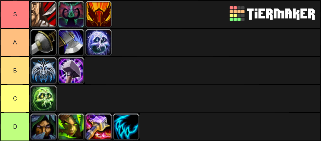 World of Warcraft Arena Specs Tier List (Community Rankings) - TierMaker