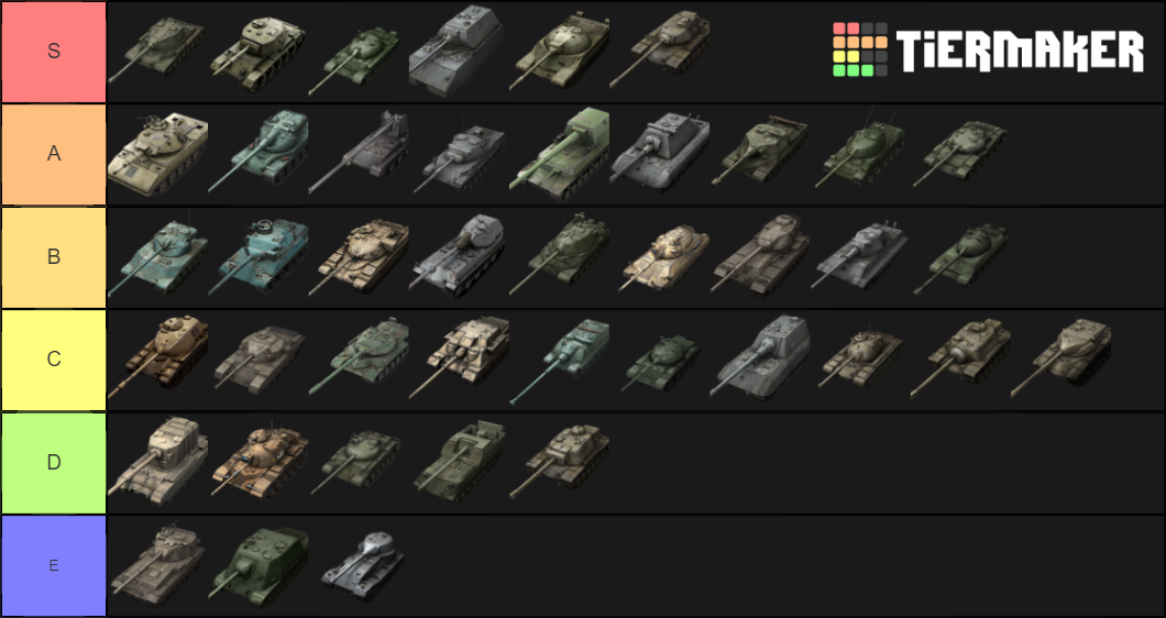 WOTB tanks T10 06/07 meta Tier List (Community Rankings) - TierMaker