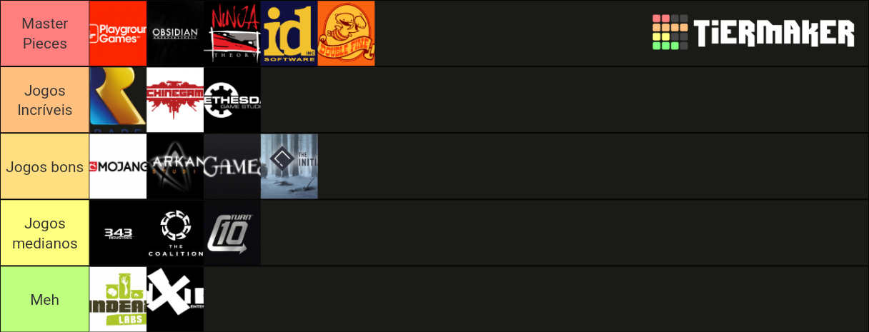 Xbox Game Studios Tier List (Community Rankings) - TierMaker