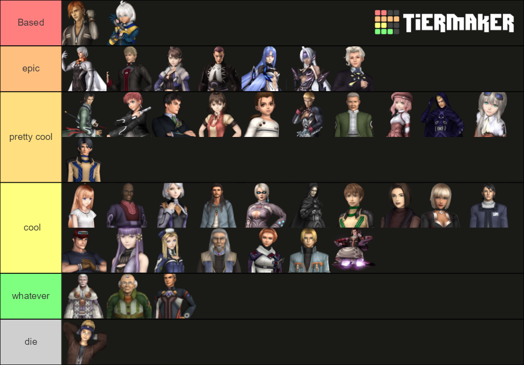 Xenosaga Character Tier List (Community Rankings) - TierMaker