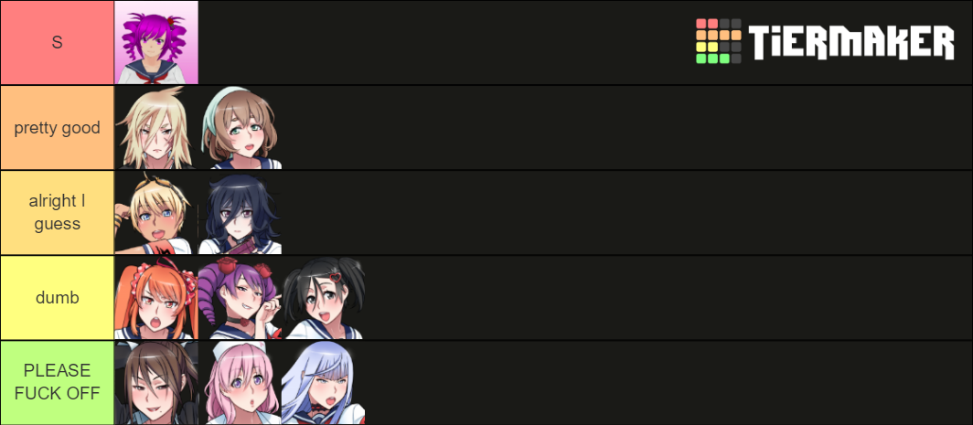 YanSim Rivals Tier List (Community Rankings) - TierMaker