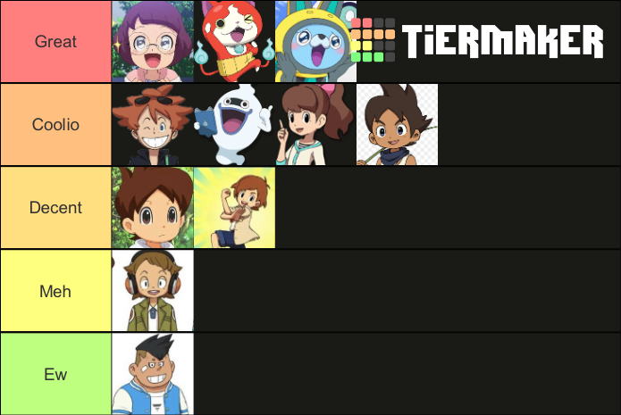Yo-kai Watch Tier List (Community Rankings) - TierMaker