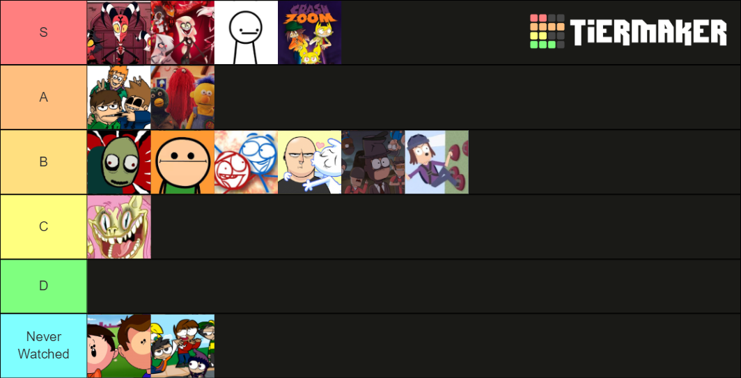 Youtube Animated Web-Series Tier List (Community Rankings) - TierMaker