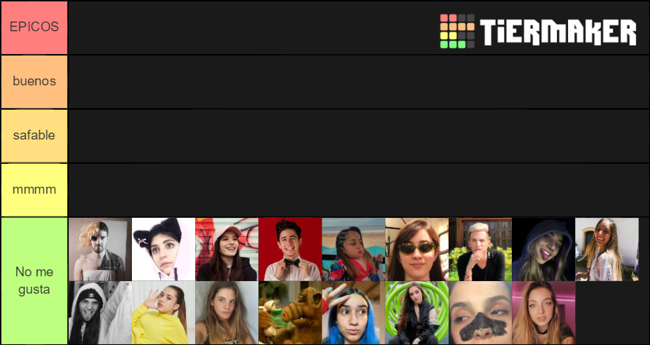 youTube Arg Tier List (Community Rankings) - TierMaker
