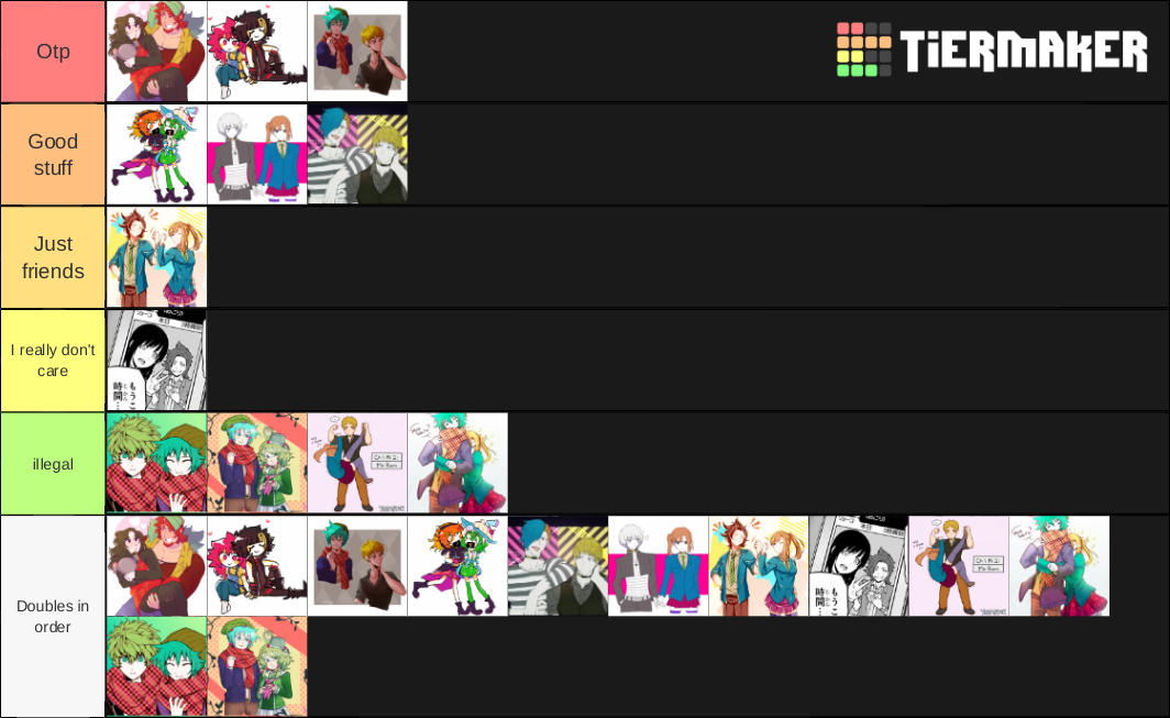 Yttd ships Tier List (Community Rankings) - TierMaker
