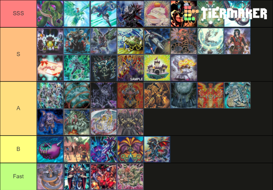 Yu-Gi-Oh! Season 6.5: TERF War -Super Official Tier List (Community ...