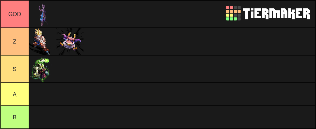 Zenkai Tier List (Community Rankings) - TierMaker