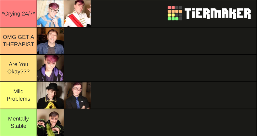 Sanders Sides Character Angst: Which Side Needs The Most? Tier List ...