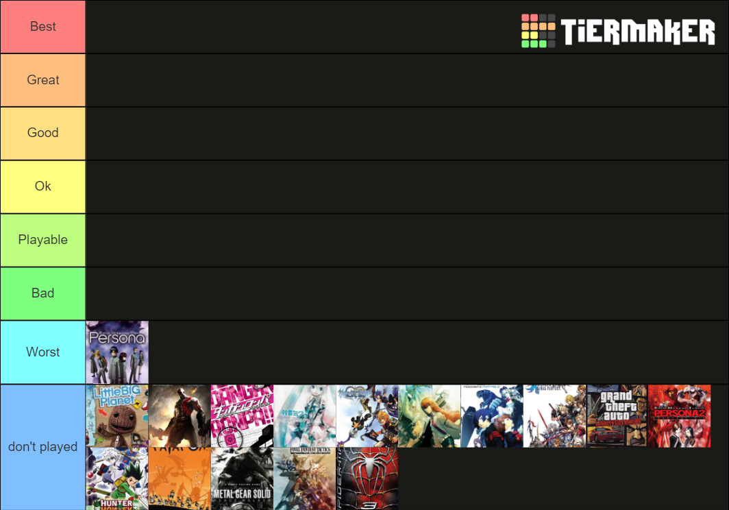 Best PSP games of all time Tier List (Community Rankings) - TierMaker