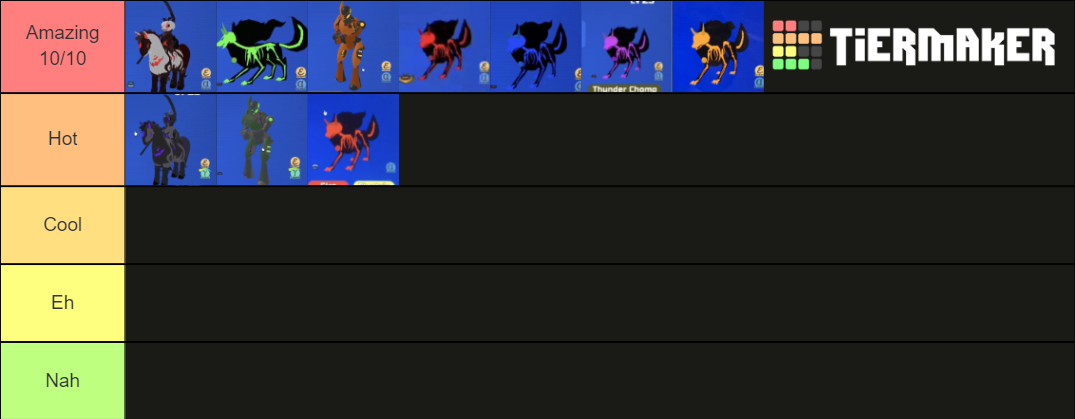 Loomian Legacy ‘21 GHW Loomian’s Tier List (Community Rankings) - TierMaker