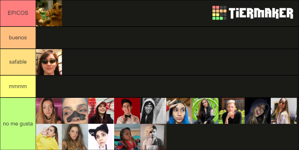 youTube Arg Tier List (Community Rankings) - TierMaker