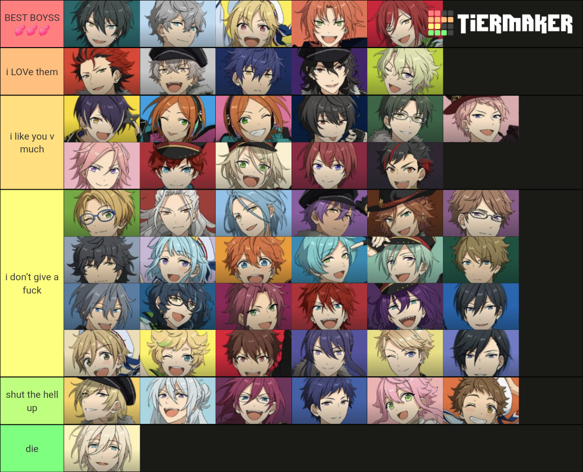 Ranking enstars characters Tier List (Community Rankings) - TierMaker