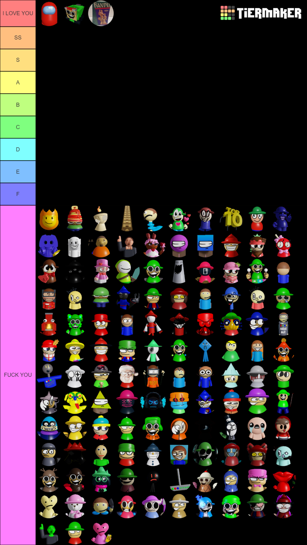 The Official Unofficial CRiD&B (OLD V1) Tier List (Community Rankings ...