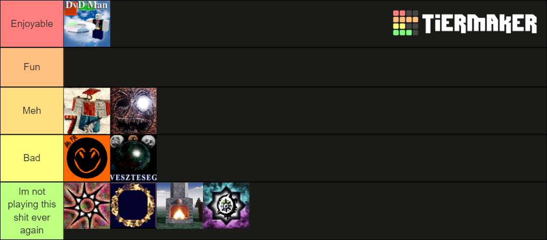 MUGEN games Tier List (Community Rankings) - TierMaker