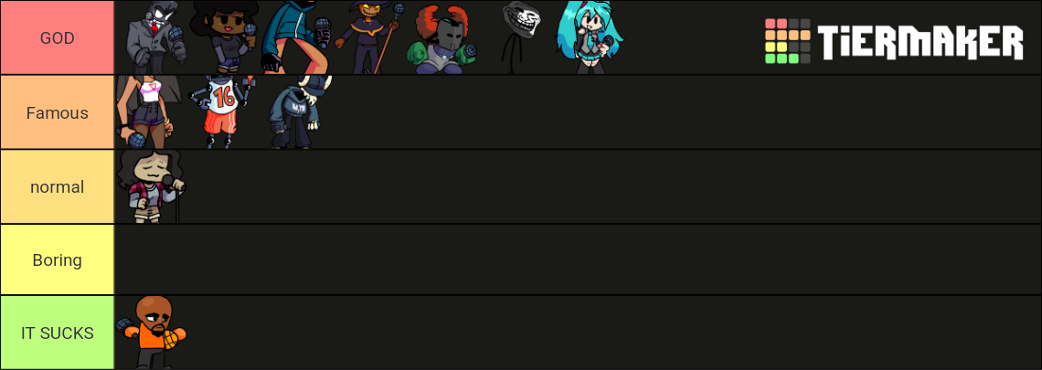 FnF Mod Tier Tier List (Community Rankings) - TierMaker