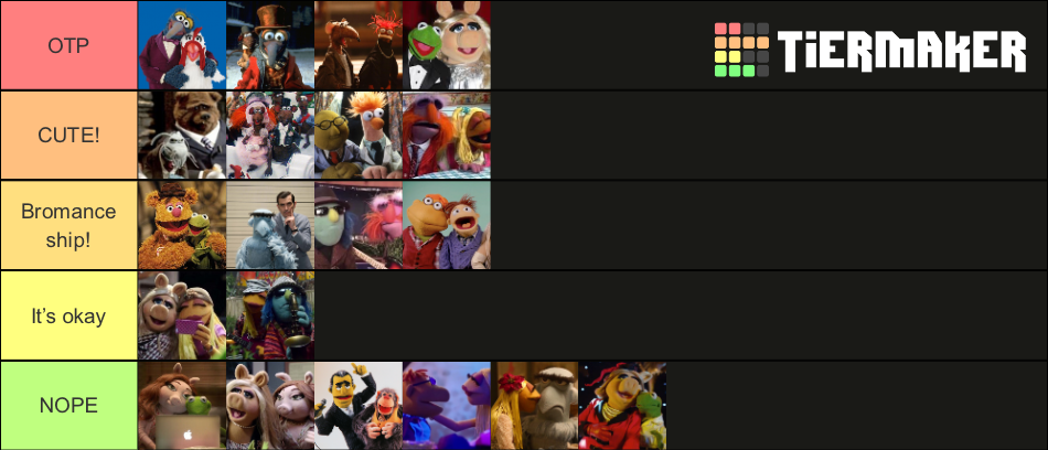 Muppets Ships Tier List (Community Rankings) - TierMaker