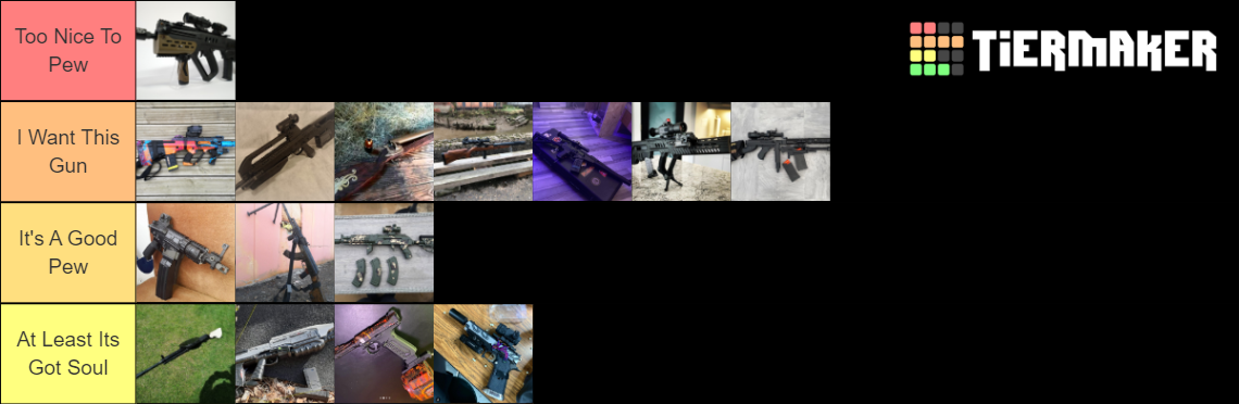 We Rank Your Airsoft Guns Tier List (Community Rankings) - TierMaker
