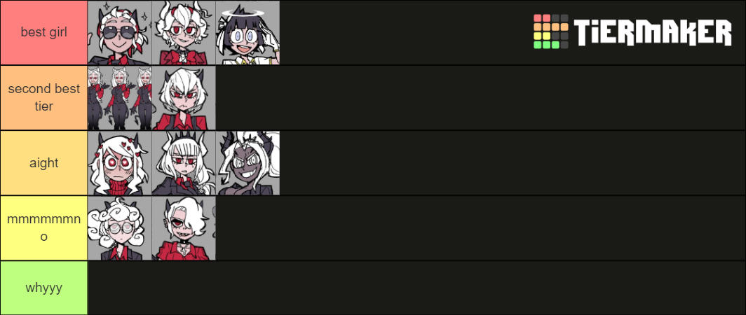 best girl of helltaker Tier List (Community Rankings) - TierMaker