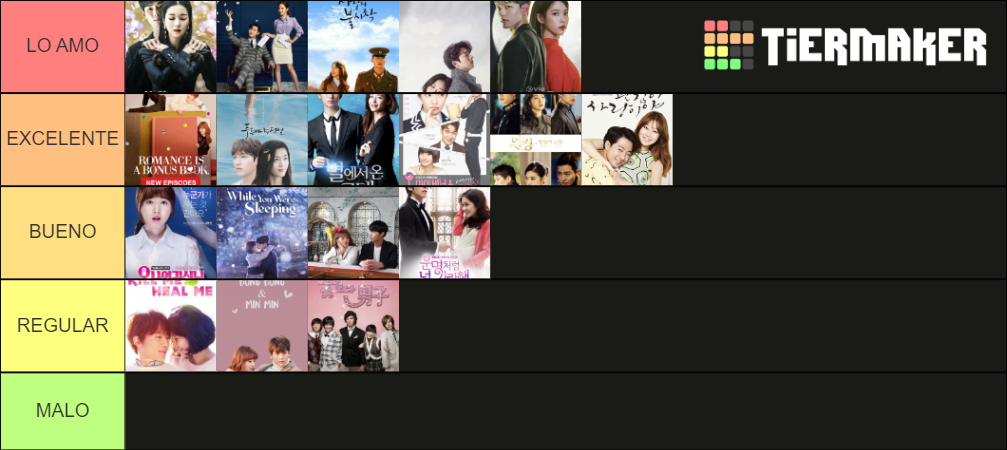 Calificando Dramas Coreanos Populares Tier List (Community Rankings ...