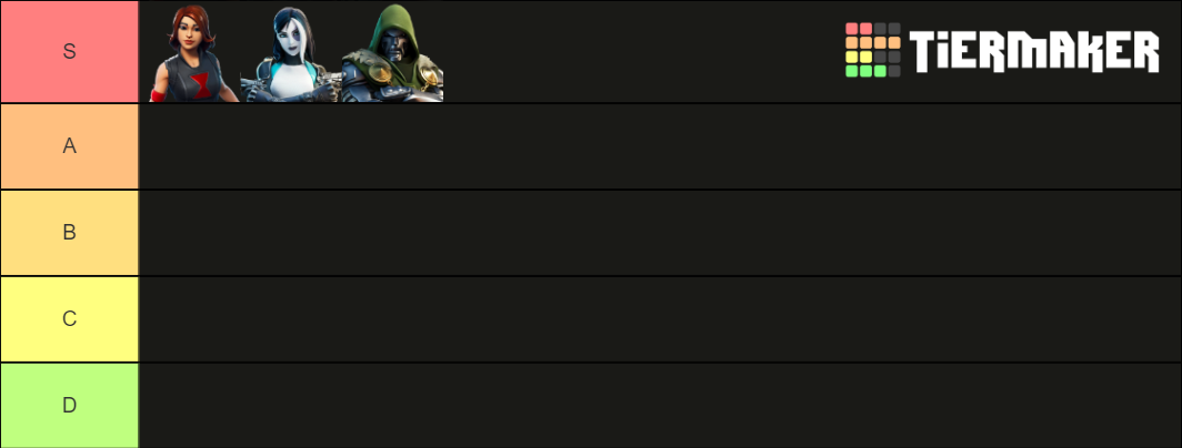 Fortnite collab skins Tier List (Community Rankings) - TierMaker