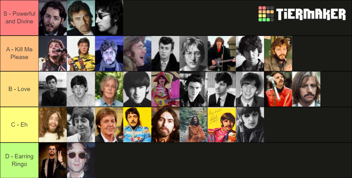 Beatle Incarnations Tier List (Community Rankings) - TierMaker Beatle Incarnations Tier List (Community Rankings) - TierMaker