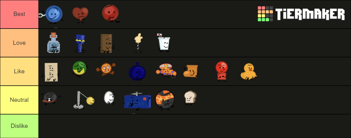 Object Enable Tier List (Community Rankings) - TierMaker