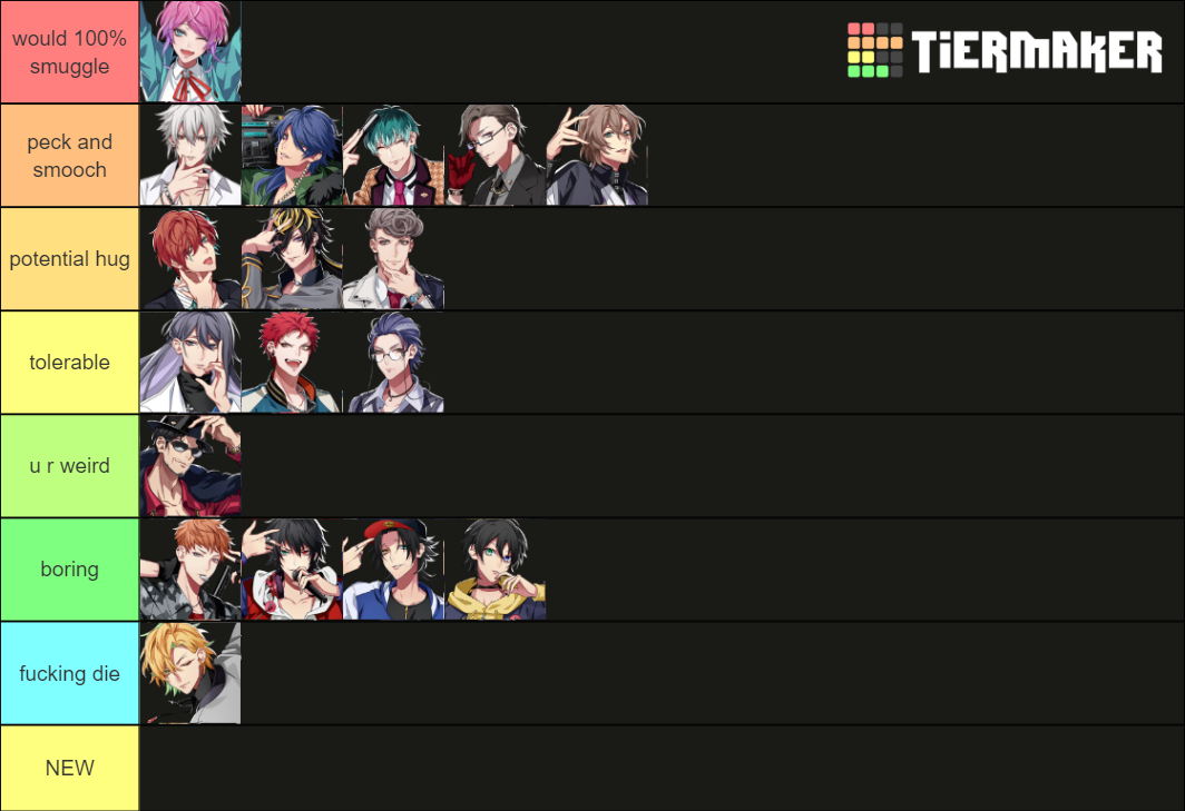 hypmic characters Tier List (Community Rankings) - TierMaker