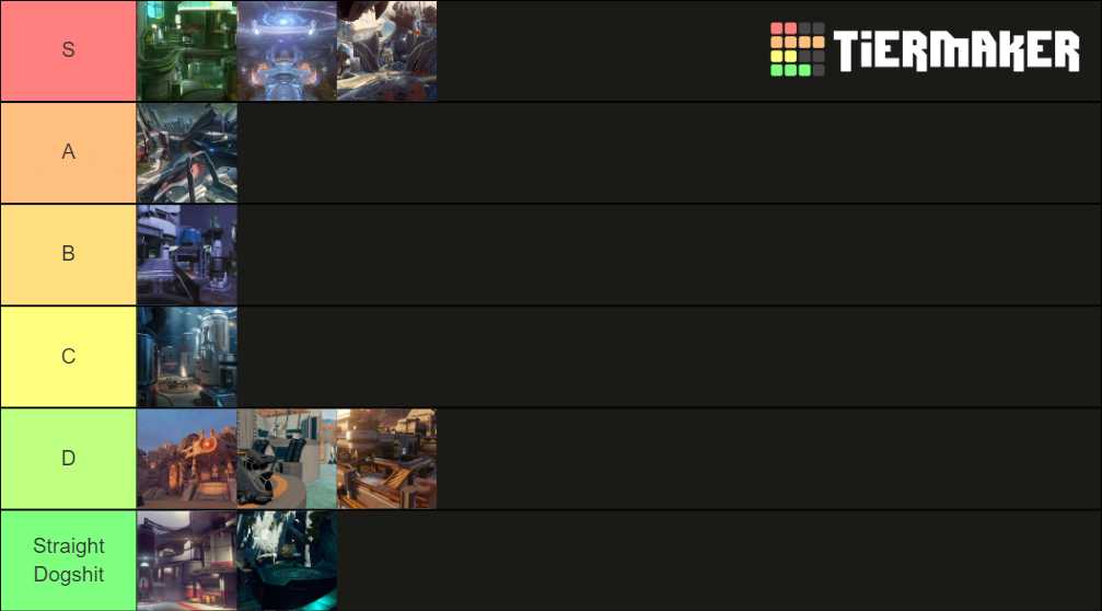 Halo 5 HCS Maps Tier List (Community Rankings) - TierMaker