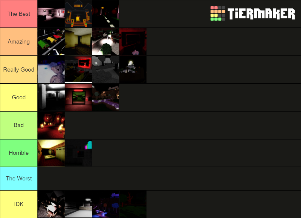 Roblox Bear maps Tier List (Community Rankings) - TierMaker