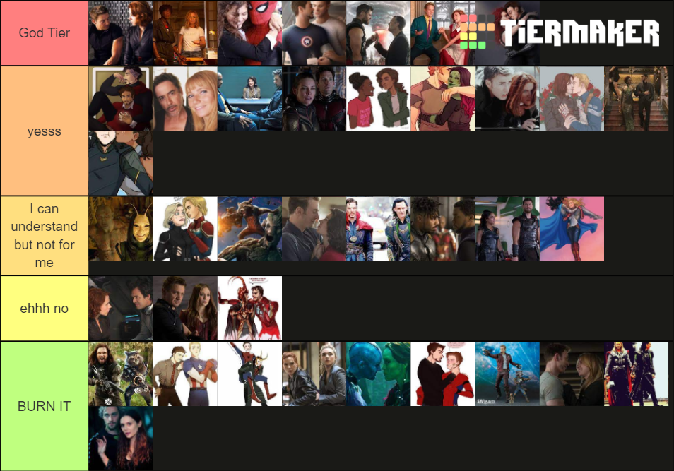 Marvel Ships Tier List (Community Rankings) - TierMaker